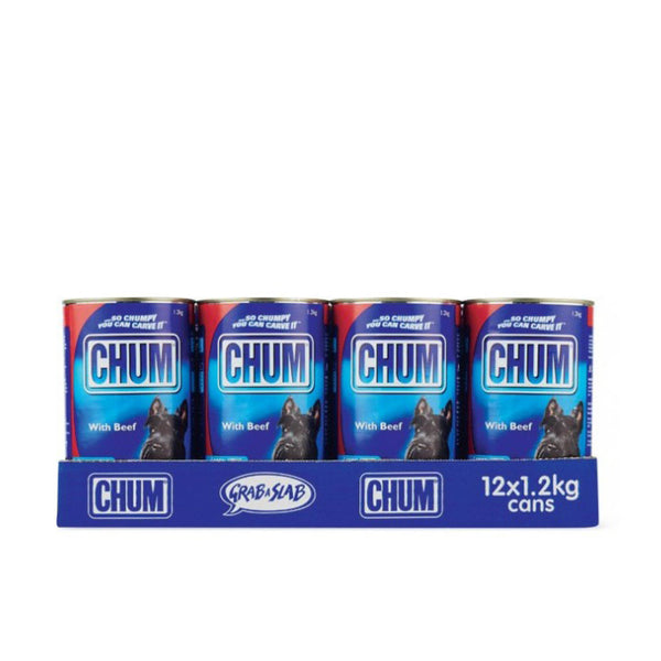 Chum Dog Cans 1.2kg x 12 - Clermont Agencies
