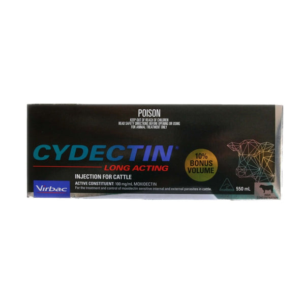 Cydectin Long Acting Injection 550ml - Clermont Agencies
